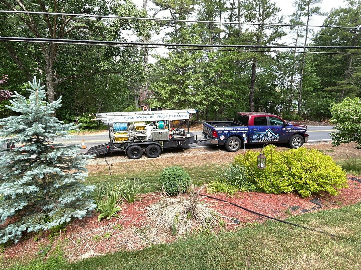House Washing and Gutter Cleaning in Pelham, NH | Prizm Exteriors